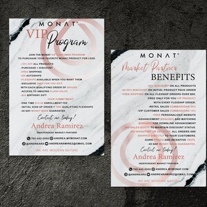 Monat Marketing Kit Monat Marketing Bundlemarble Monat | Etsy