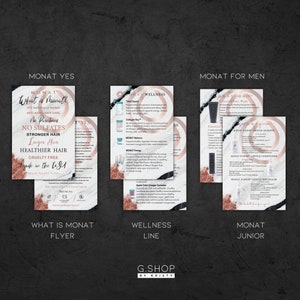 Monat Marketing Kit, Monat Marketing Bundle,marble Monat Starter Kit ...