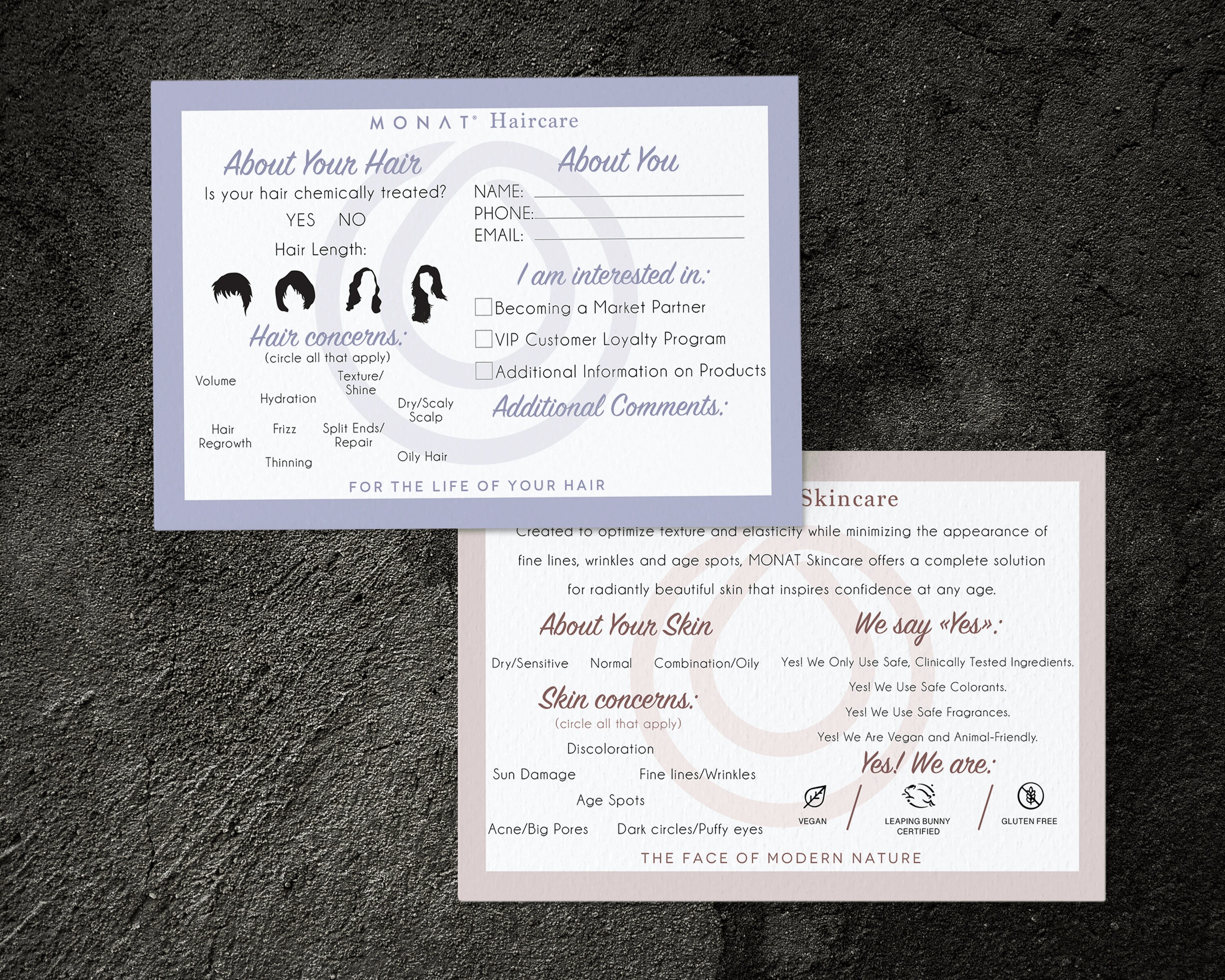 Monat Questionnaire, About Your Hair Questionnaire, Pastel Haircare ...