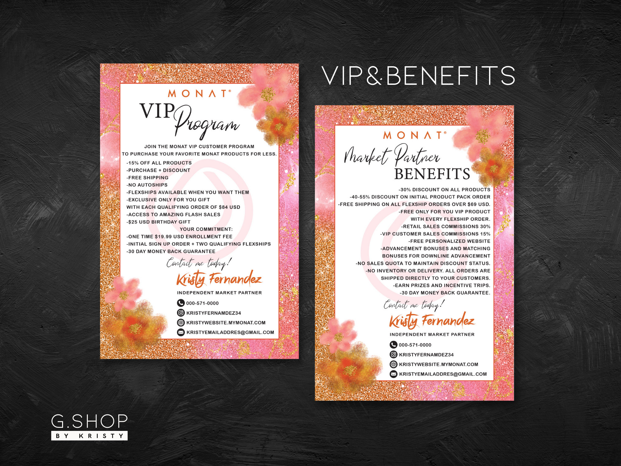 Monat Market Partner Benefits, Monat Vip Program Card, Monat Partner ...