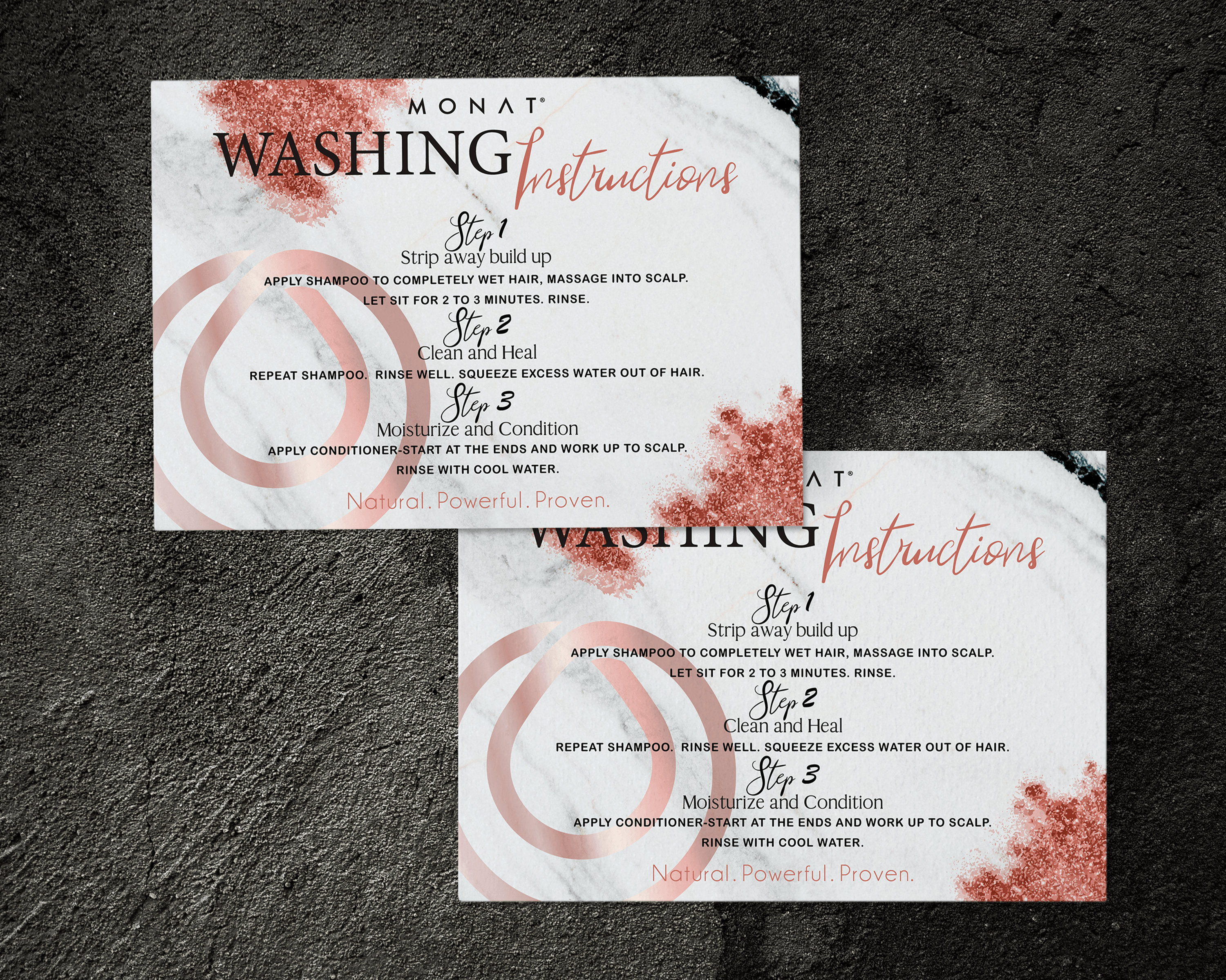 Paper & Party Supplies Templates Monat Care Instructions Monat ...