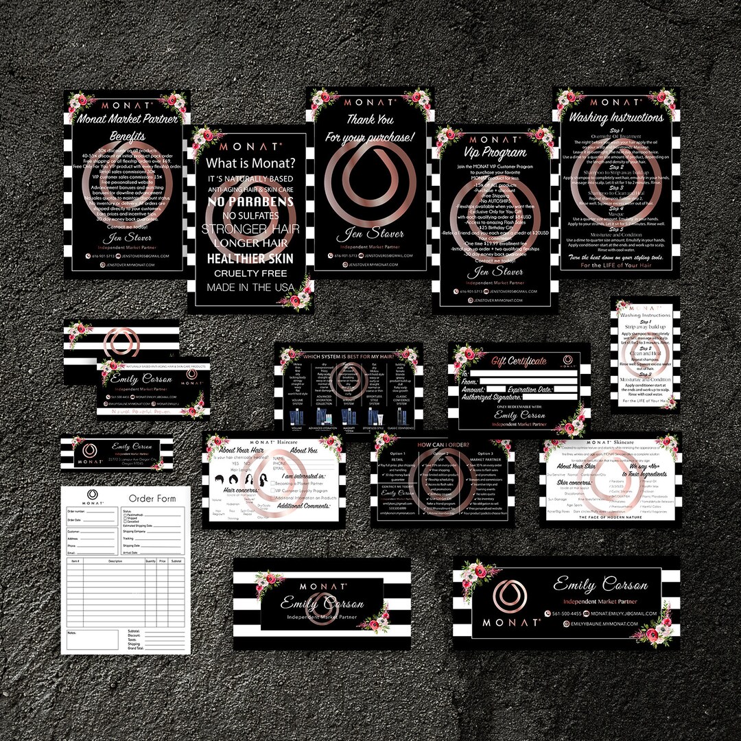 Monat Marketing Kit, Monat Marketing Bundle, Monat Starter Kit , Rose ...