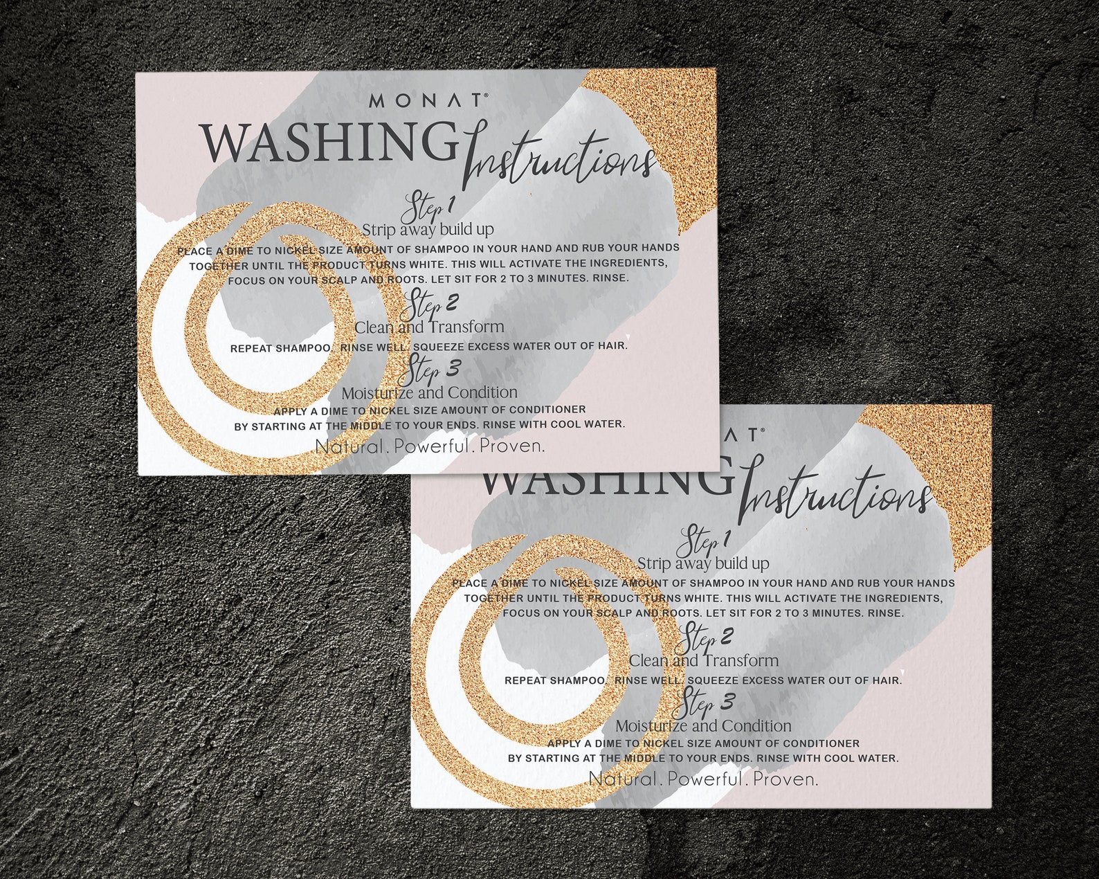 Monat Washing Instructions, Monat Instructions, Marble Instructions ...