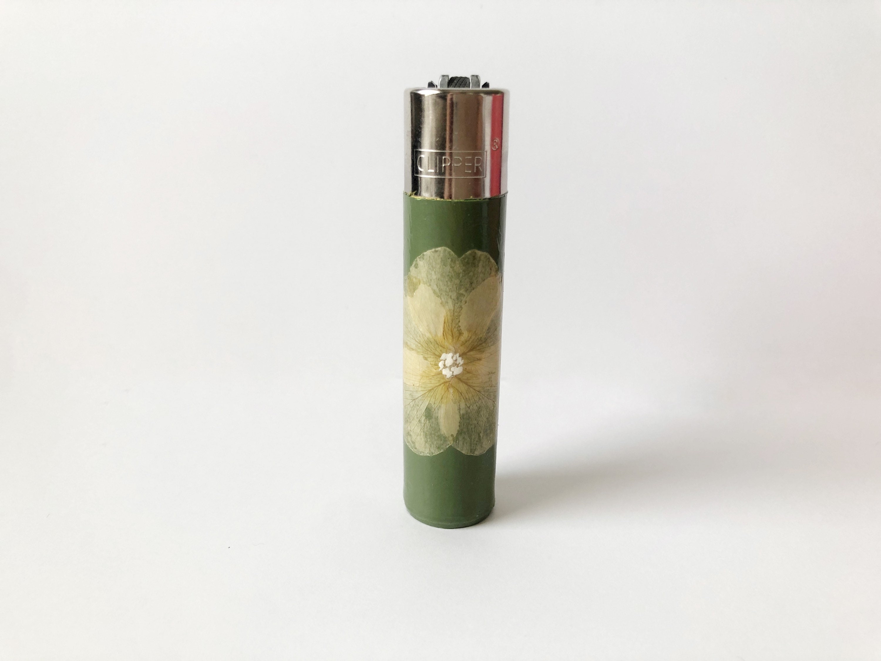 REAL FLOWER LIGHTER Green Real Pressed Flower Refillable - Etsy