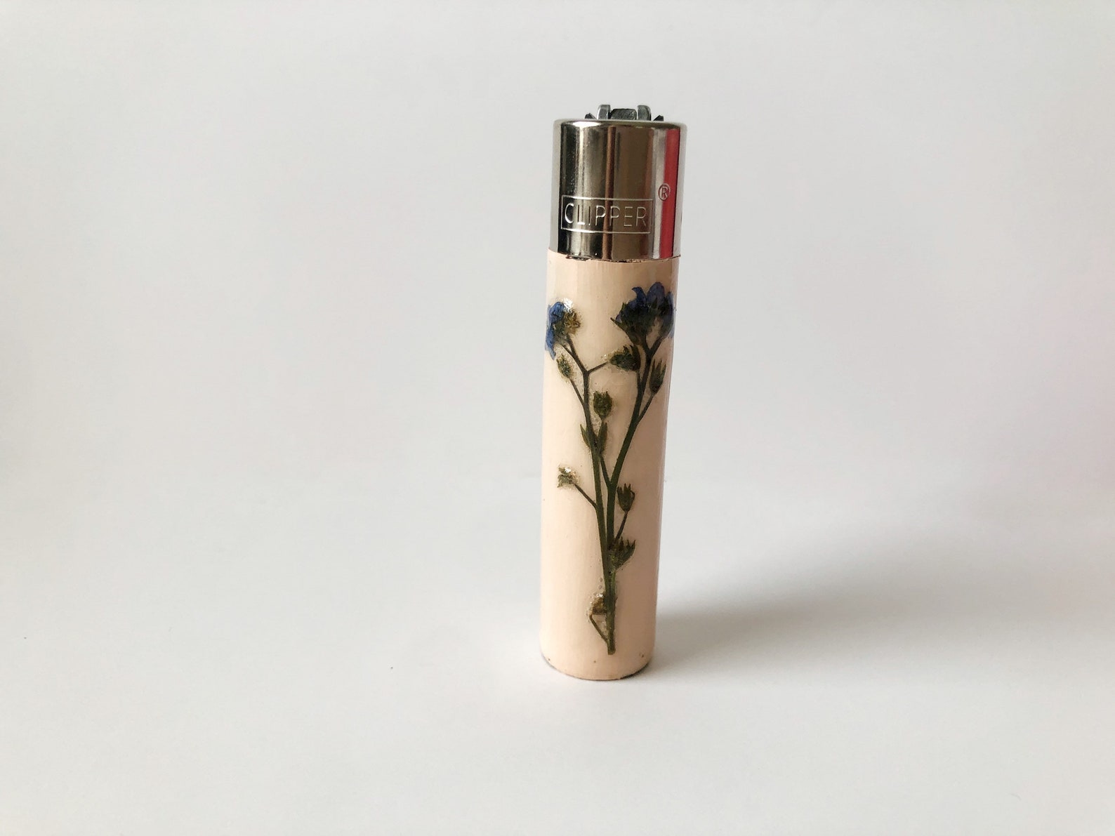 REAL FLOWER LIGHTER Pink Refillable Lighter With Real Pressed - Etsy