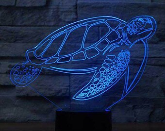 Turtle lamp | Etsy