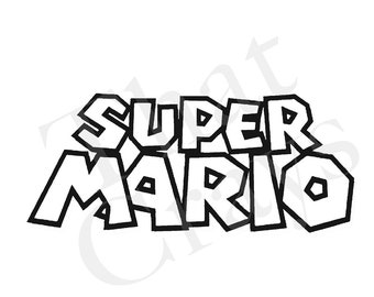 Super Mario Logo Sign - Etsy