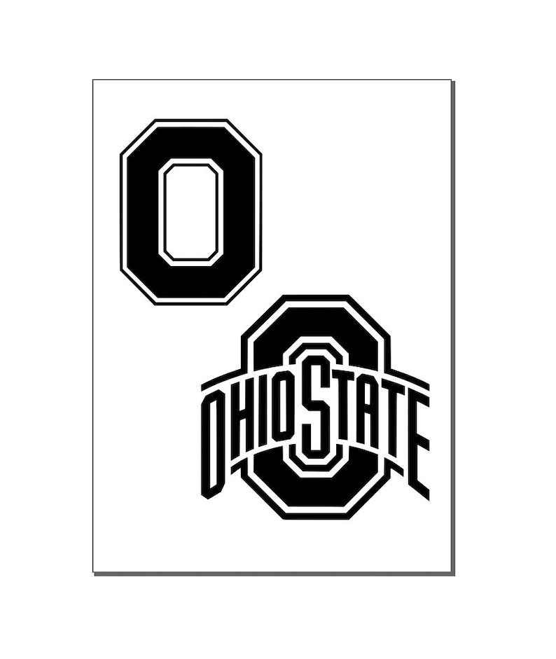 Ohio State Logo SVG PNG Vector JPG - Etsy