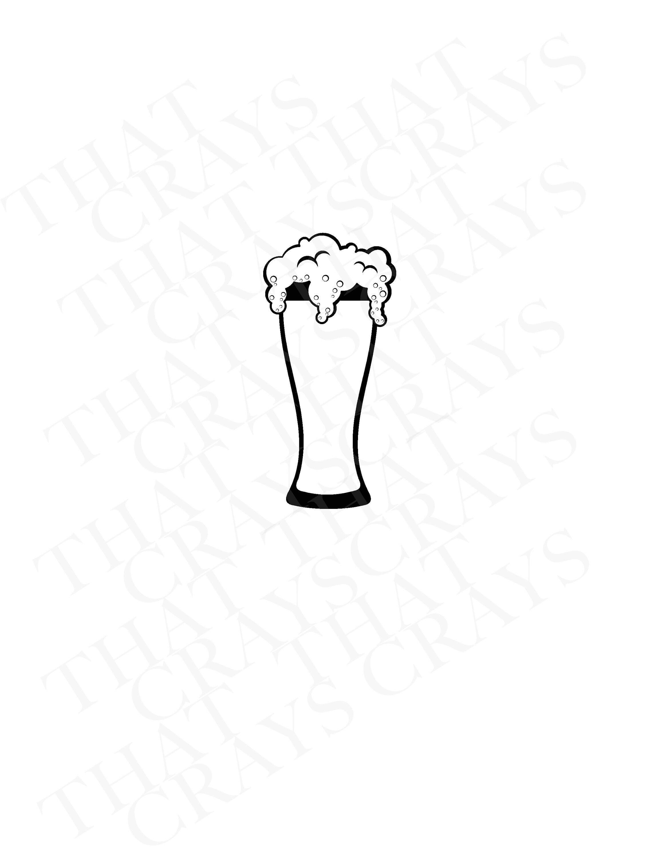 Beer Suds SVG Png Vector Crafts Tshirt Image Clip Art | Etsy