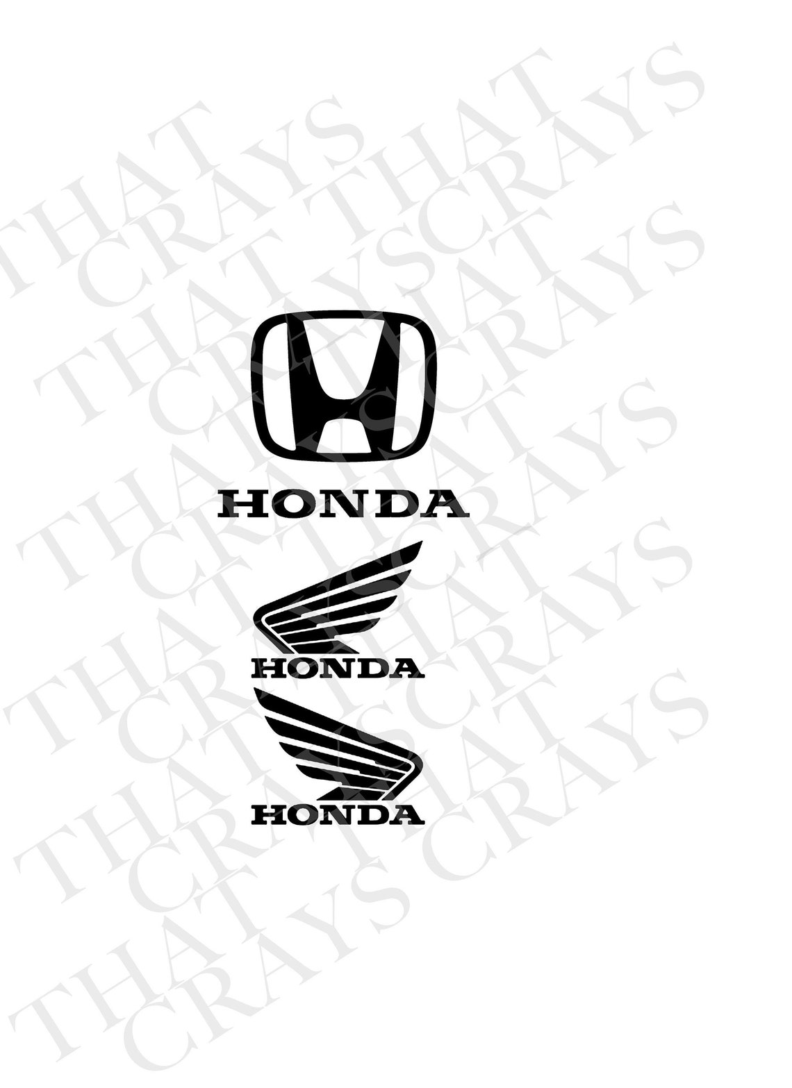 Honda logo honda SVG png Vector Crafts Tshirt Image | Etsy