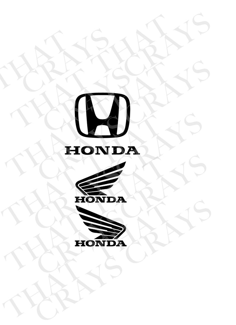 Honda logo honda SVG png Vector Crafts Tshirt Image | Etsy