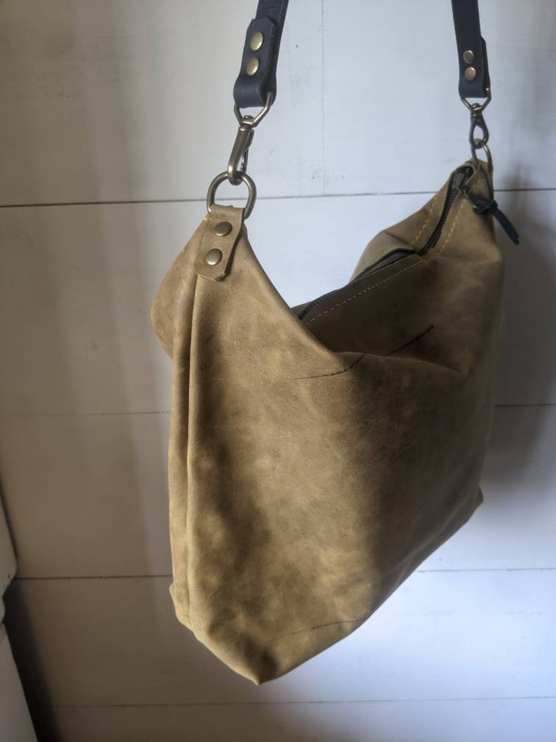 Large Bucket Bag in Golden - Etsy