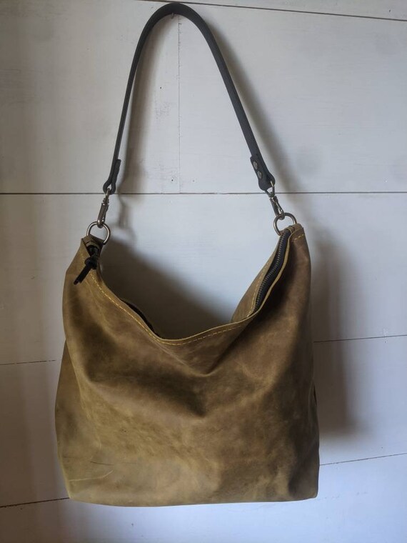 Large Bucket Bag in Golden - Etsy