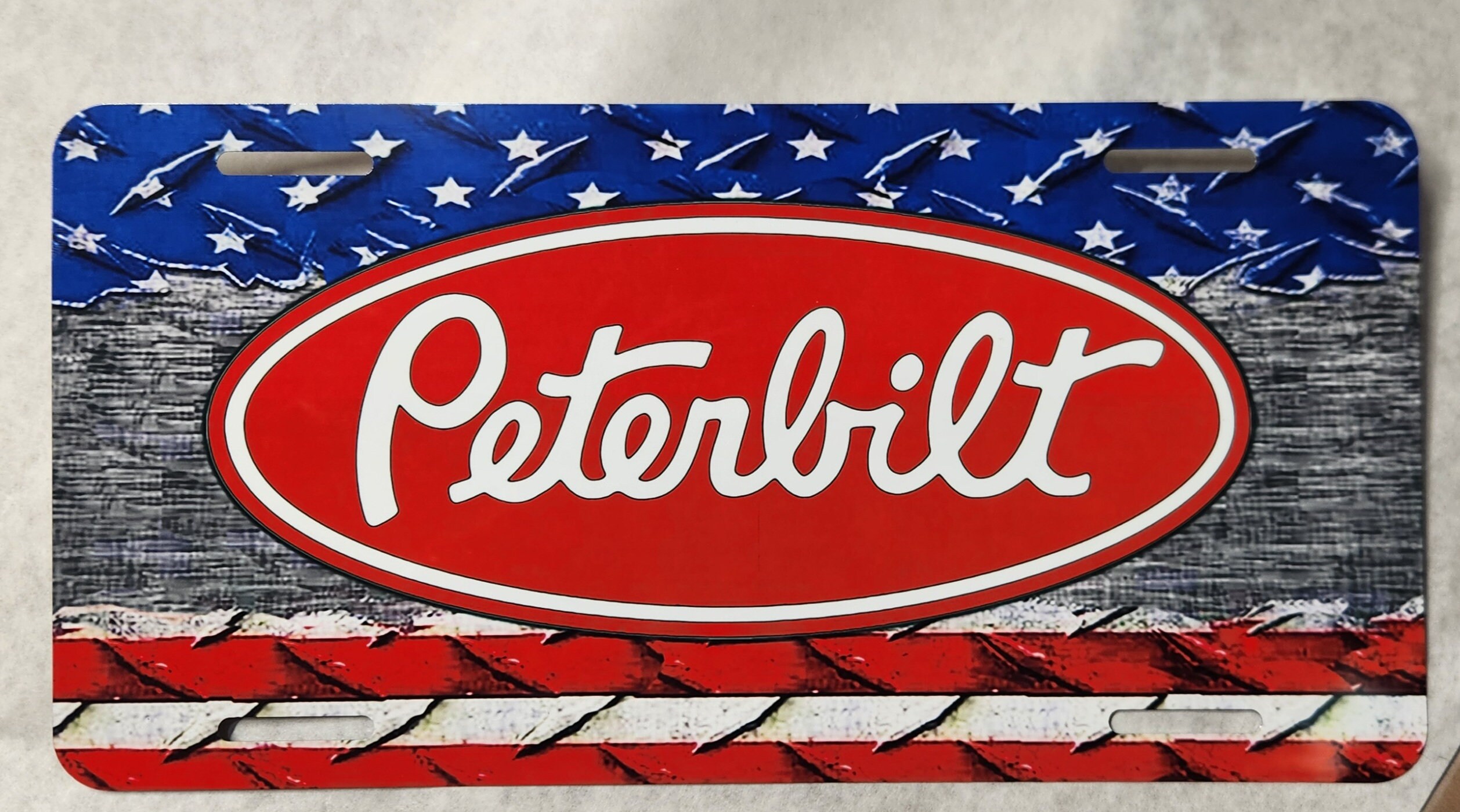 Peterbilt License Plate, Peterbilt Custom Plate, Truck Driver Gift ...