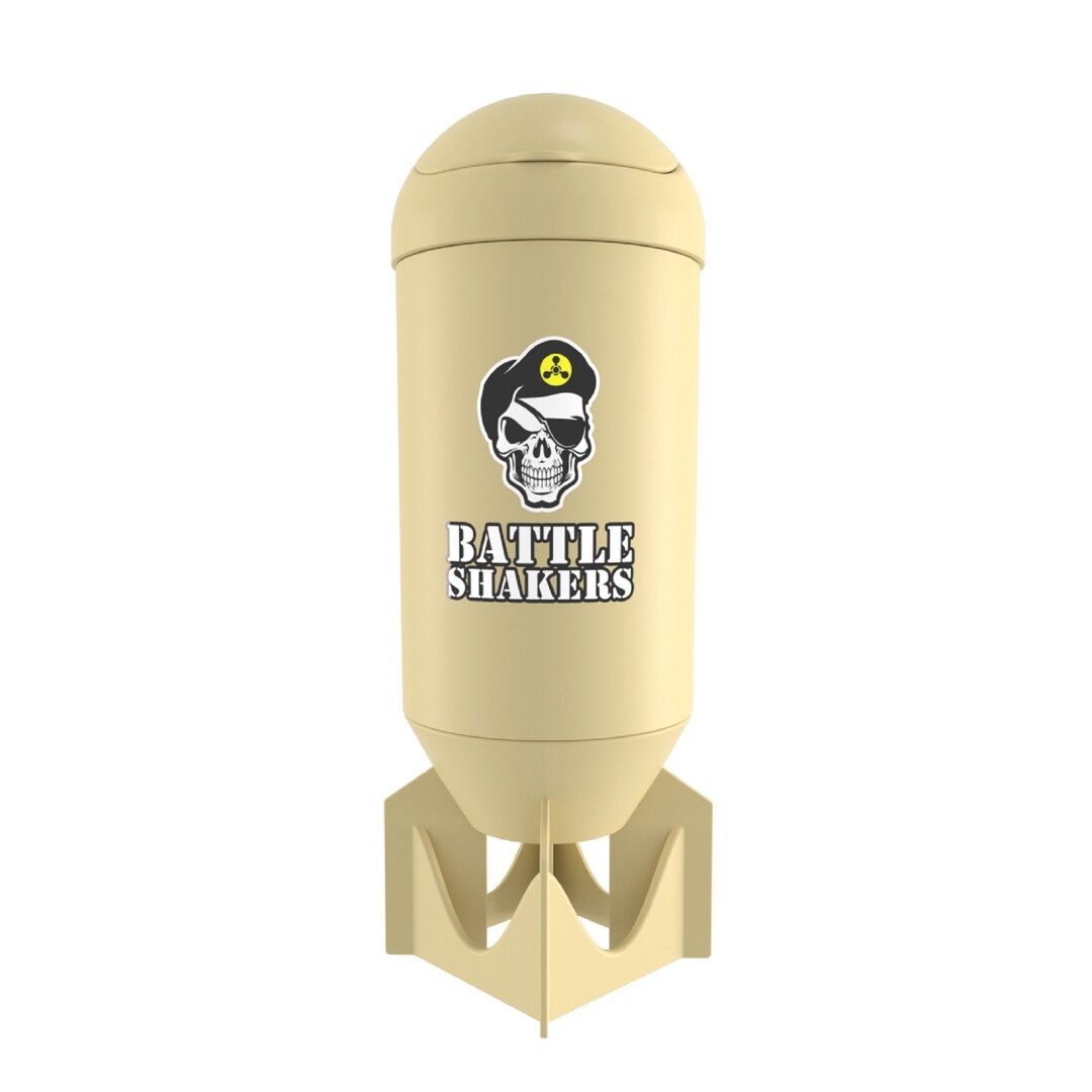 Battle Shaker Bomb - 20 Oz Shaker Bottle - Protein Shaker - Leak-proof ...