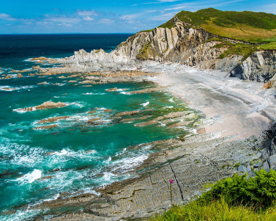 Rockham Beach, North Devon - 10x8 Signed & Mounted Photo Print - Etsy