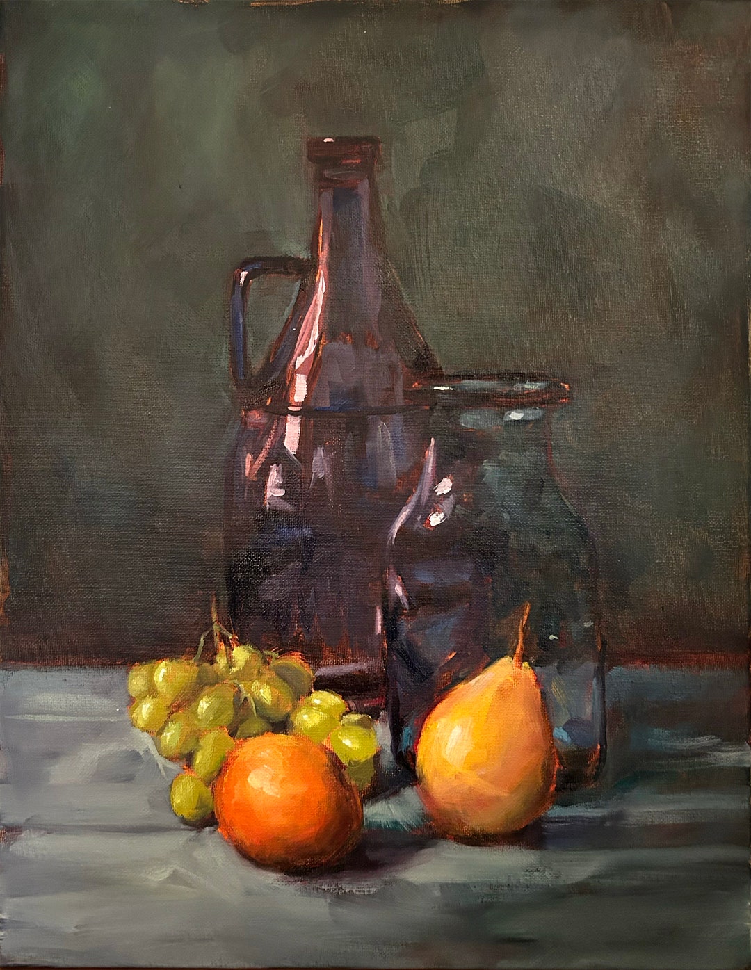 Still Life: Jars & Fruit - Etsy