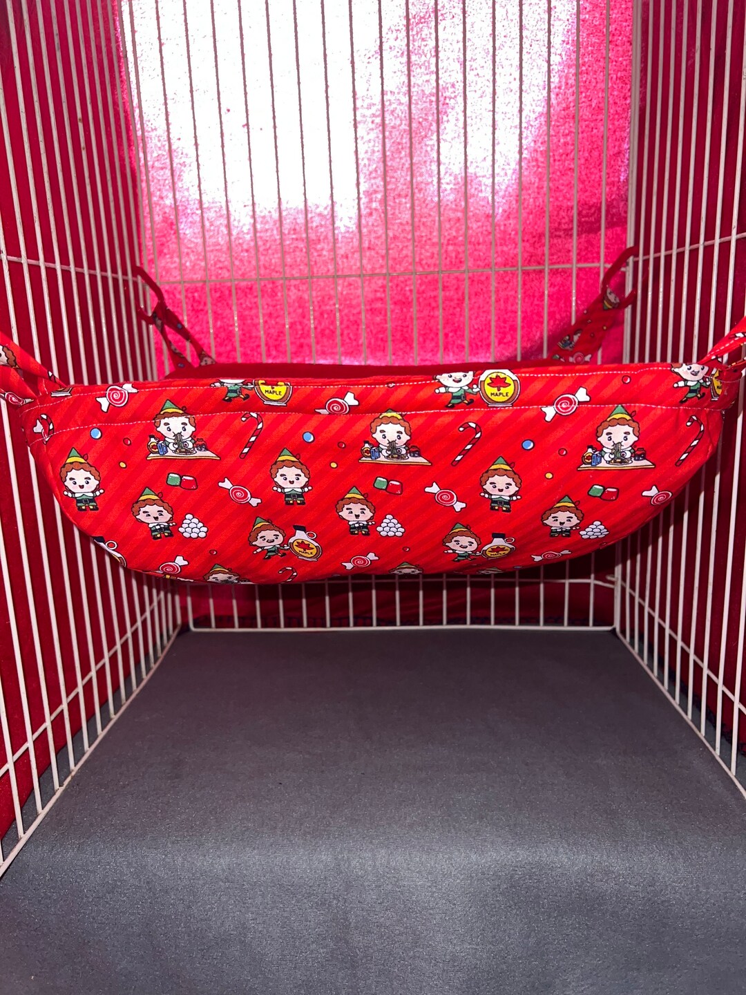 Cute Buddy the Elf Print Ferret Reg. Basket. Ferret Bedding - Etsy