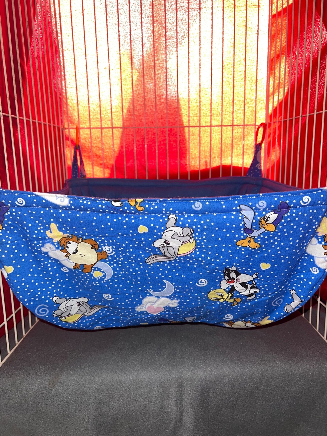 Baby Looney Tunes Print Ferret Jumbo Basket Ferret Bedding Ferret ...