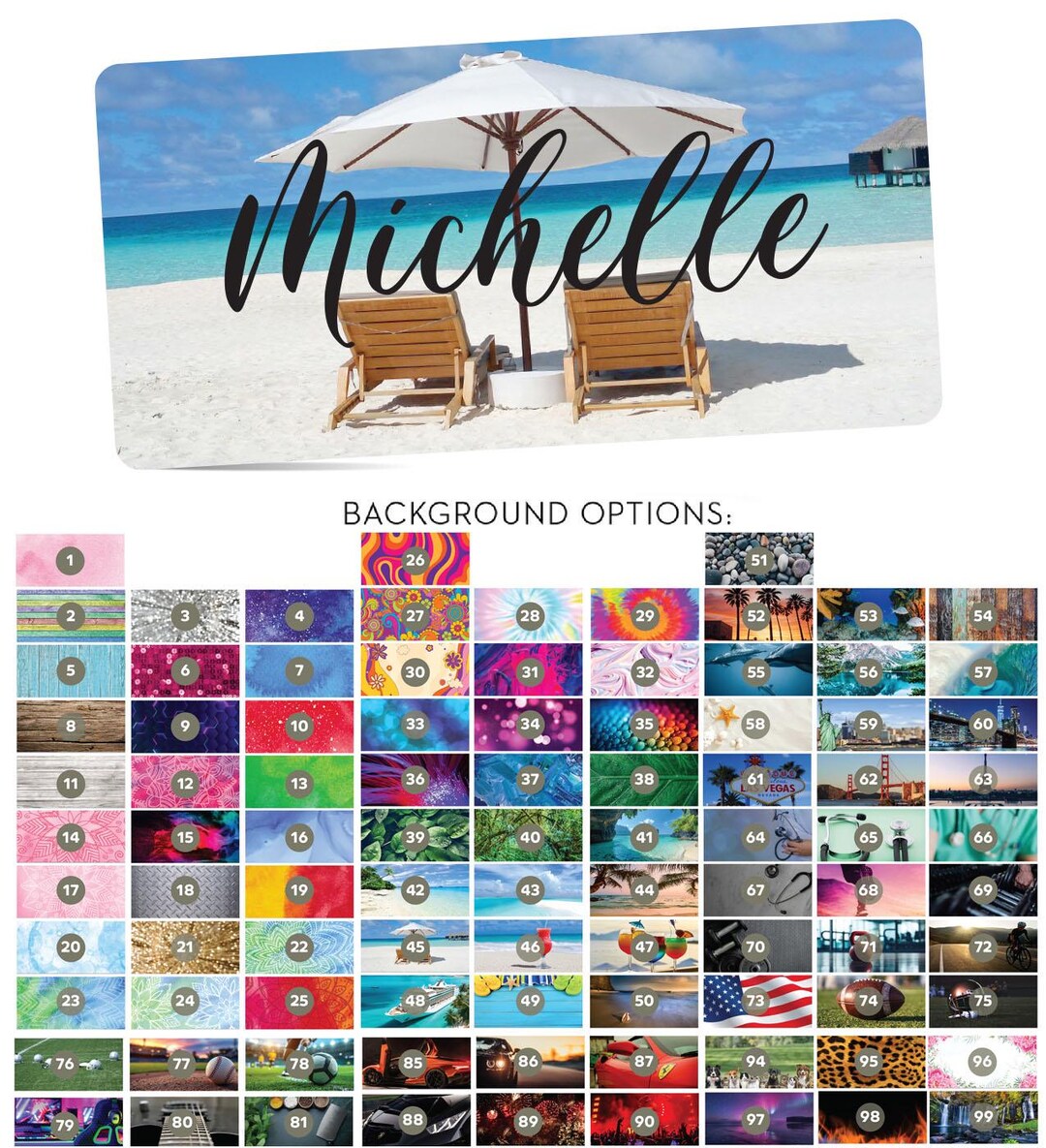 Personalized Name Locker Magnet: Glossy Laminate, Custom Font - Etsy