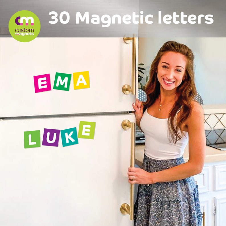 Magnetic Letters for Kids Colorful Alphabet Magnets for - Etsy