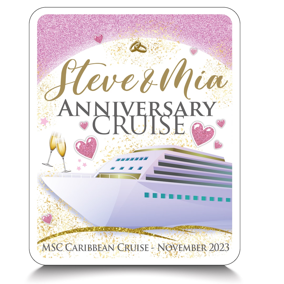 Anniversary Cruise Magnets. Custom Magnets for Anniversary and Cruise ...