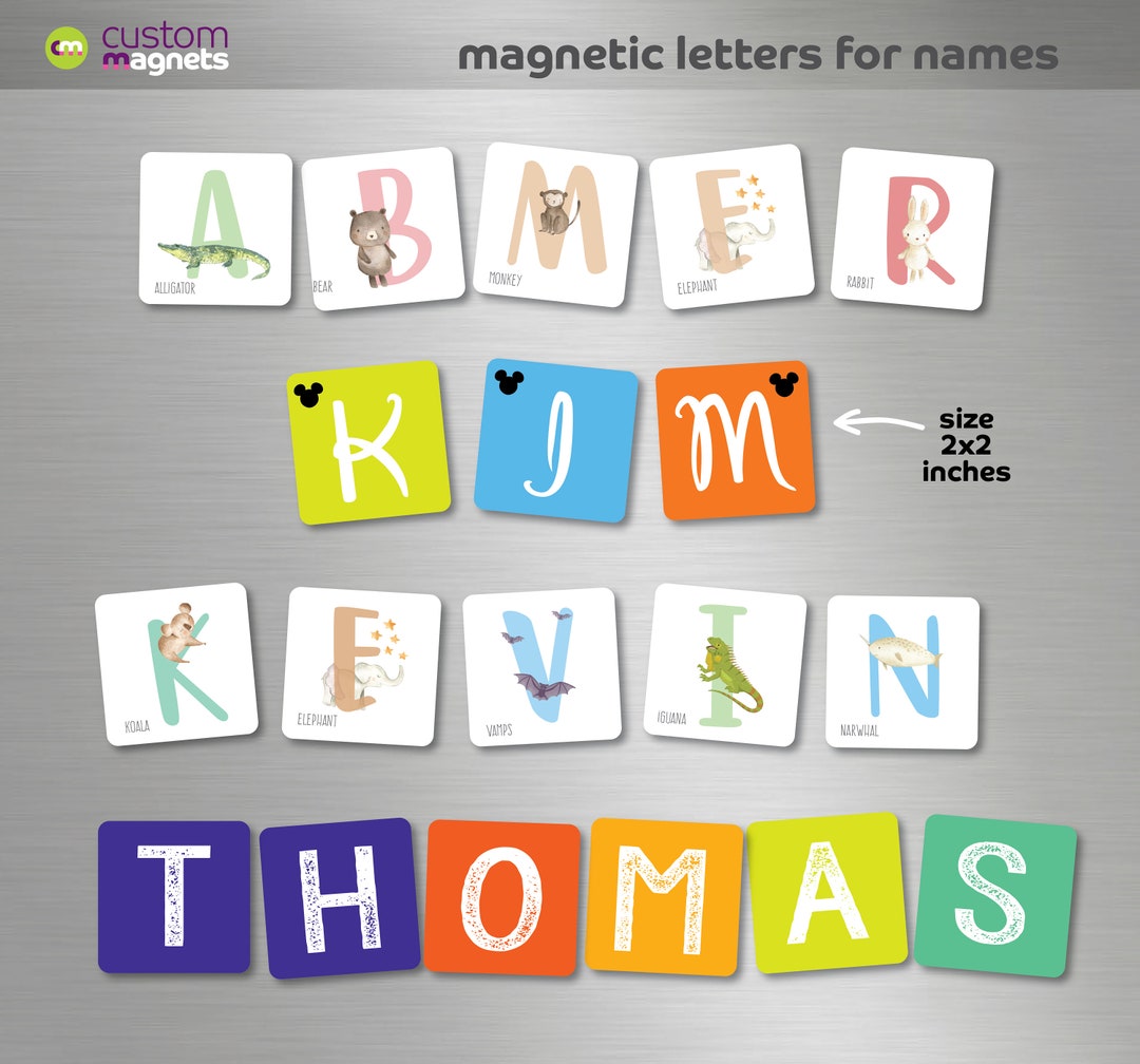 Magnet Letters for Names | Lockers Magnet Letter | Magnet Names Locker ...