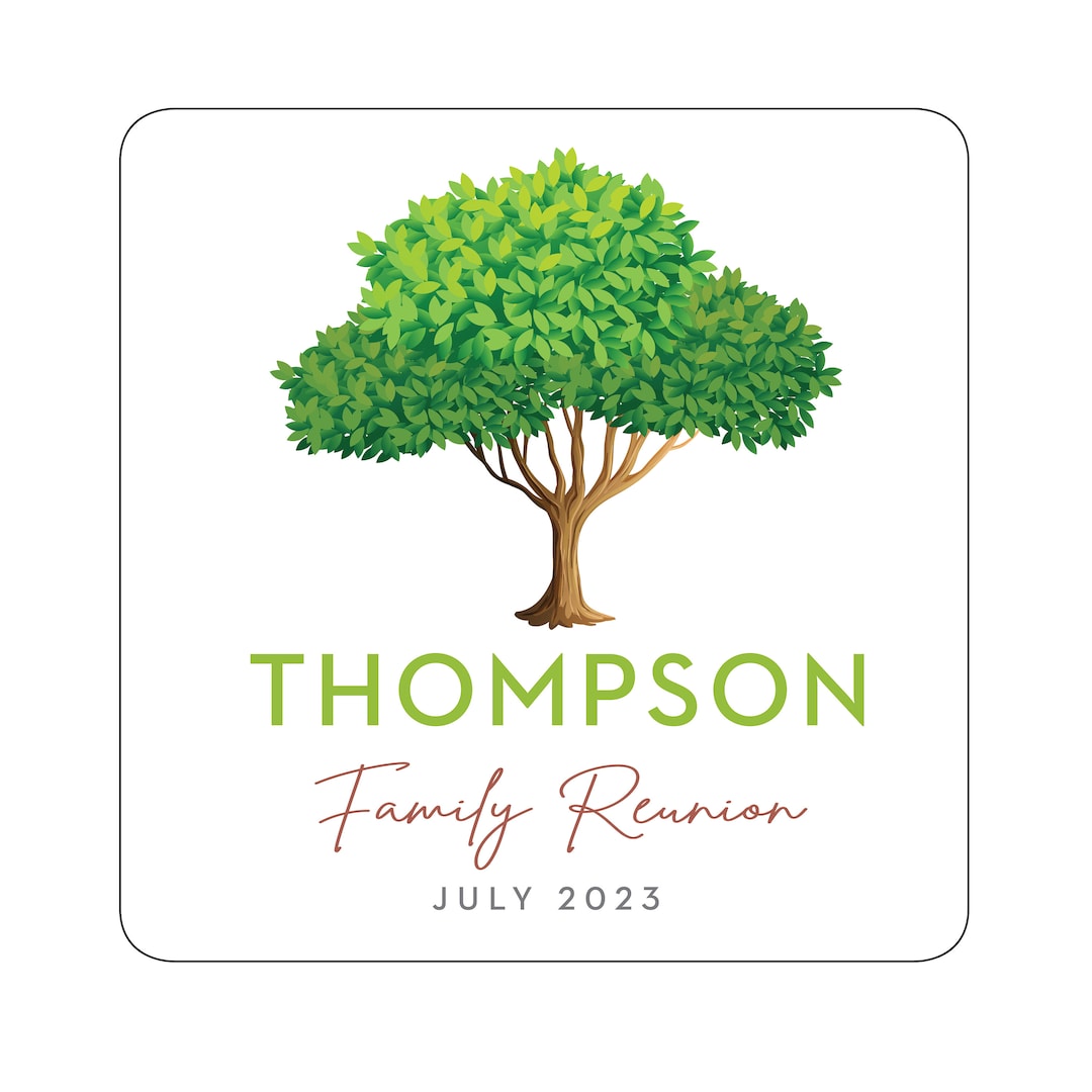 Family Reunion Magnet Family Tree Party Favor Custom Magnet Fridge ...