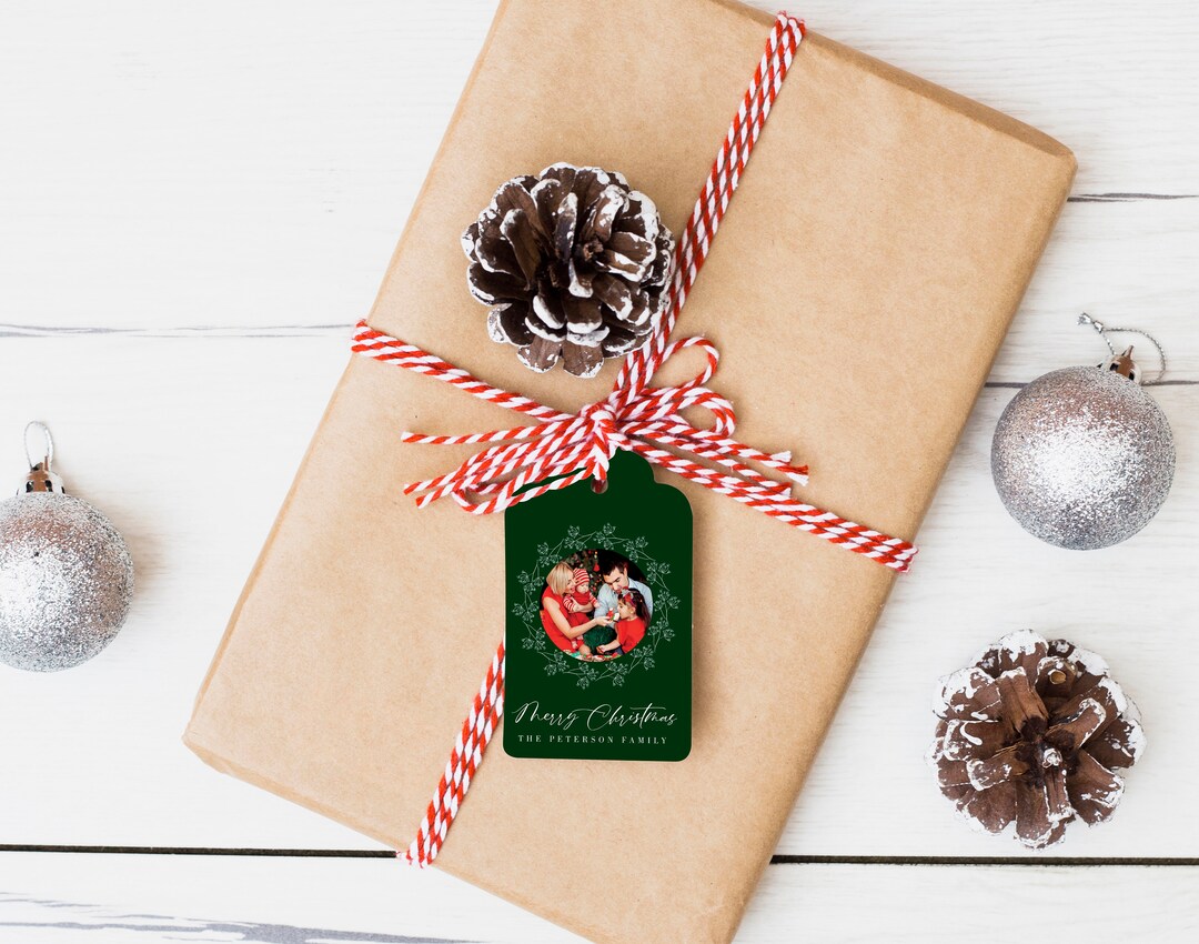 Custom Gift Tag Pack X6 Tag + Twine. Christmas Gift Tag. Personalized ...