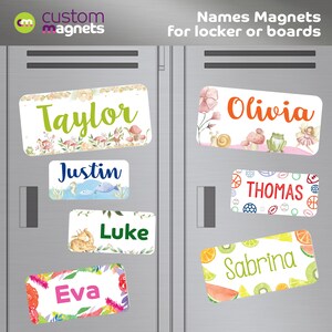 Custom Locker Magnet Personalized Magnet for School Lockers - Etsy