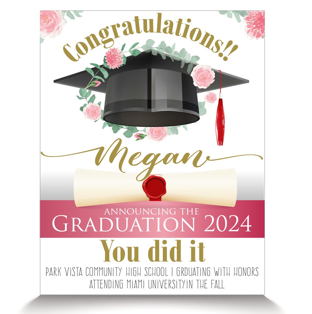 Graduation Photo Magnet Favors: Personalized Locker Magnets - Etsy