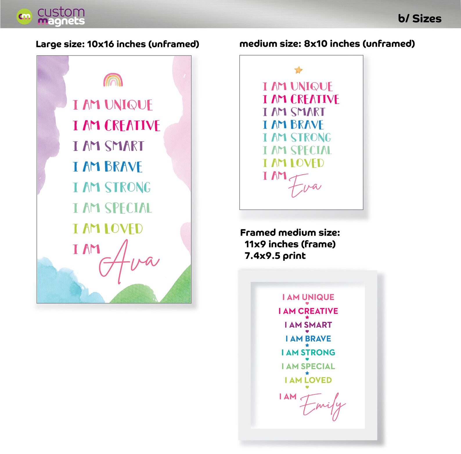 Inspirational Art for Kids - Positive Affirmation Poster for Teenagers ...