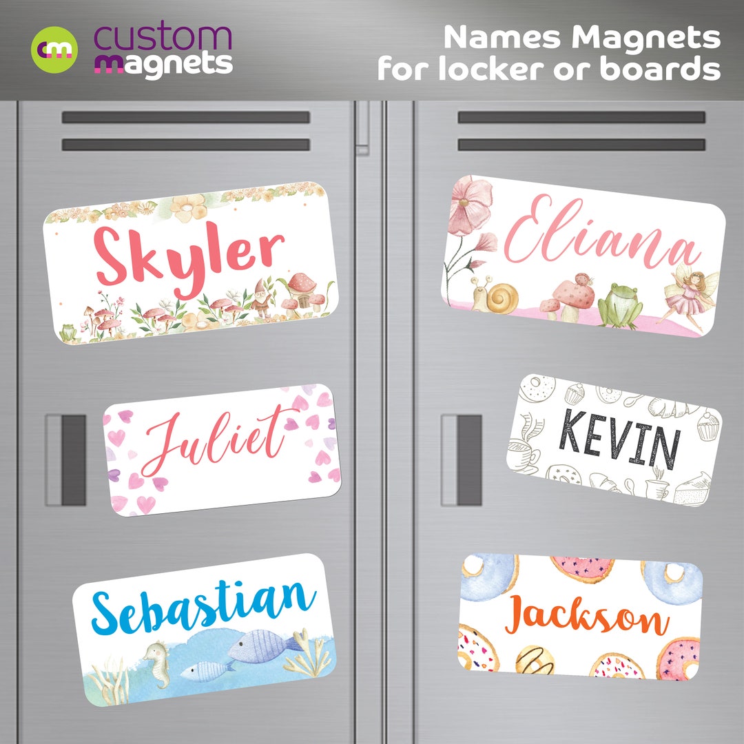 Custom Locker Magnet Personalized Magnet for School Lockers - Etsy