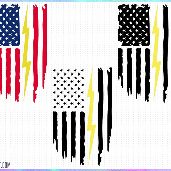 Electrician Flags Svg - Etsy