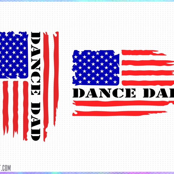 Dance Dad Flag Svg - Etsy