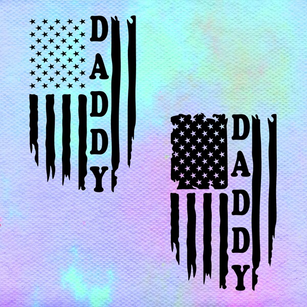 Daddy Flag Svg - Etsy