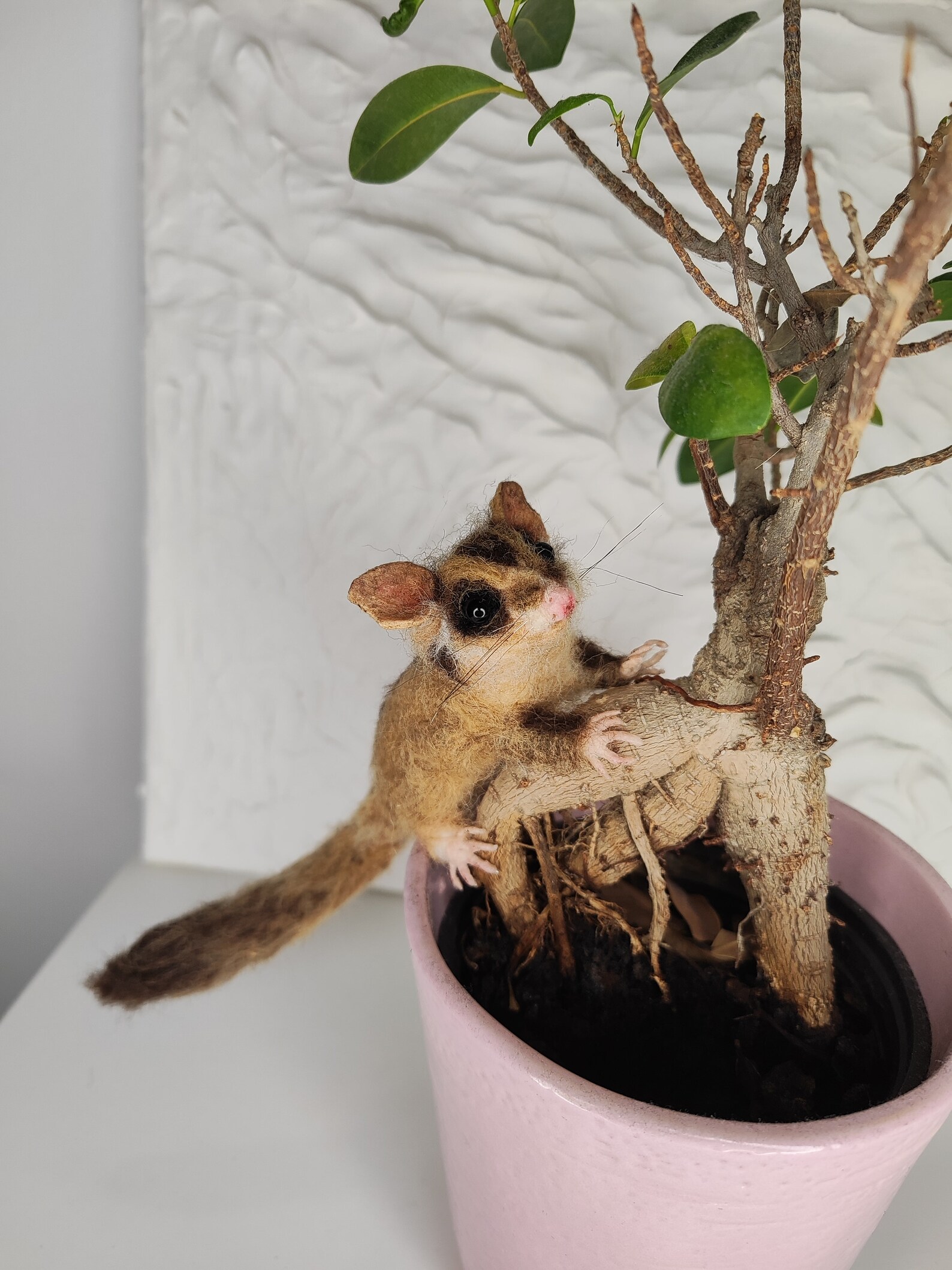Needle Felted Sugar Glider Realistic Animal Sculpture - Etsy