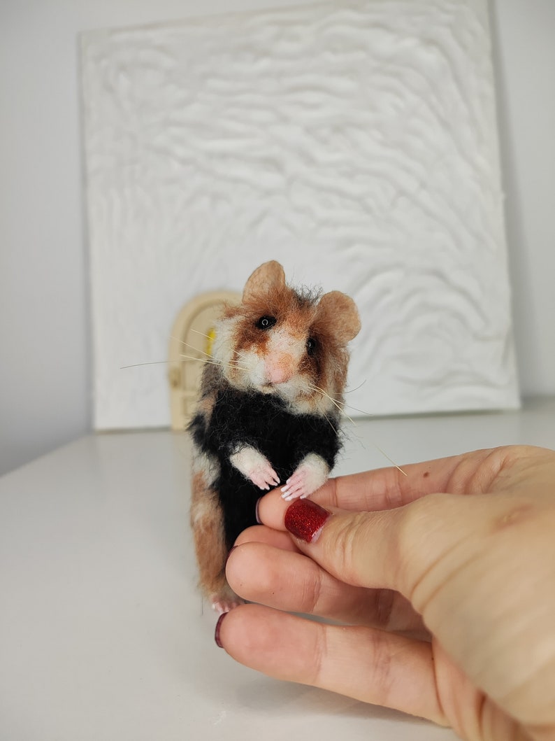 Needle Felted Hamster Mice Animals Pets Gift Handmade - Etsy