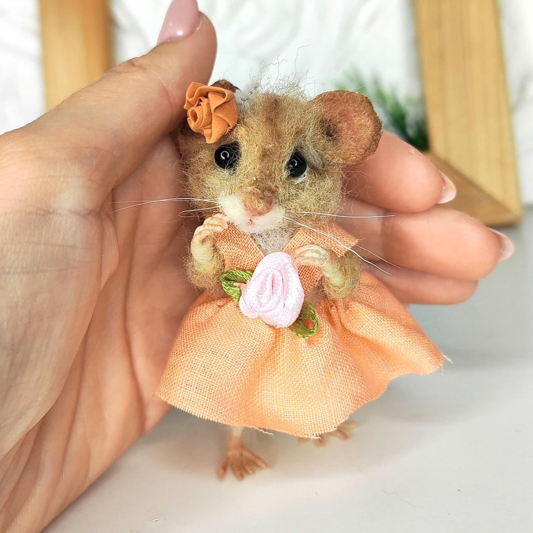 Needle Felted Mice, Animals, Collectiables Ooak, Handmade Sculpture ...