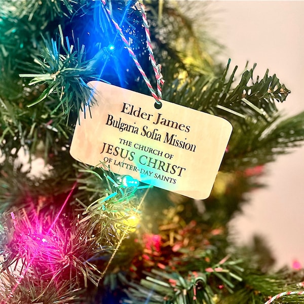 Lds Missionary Name Tag - Etsy