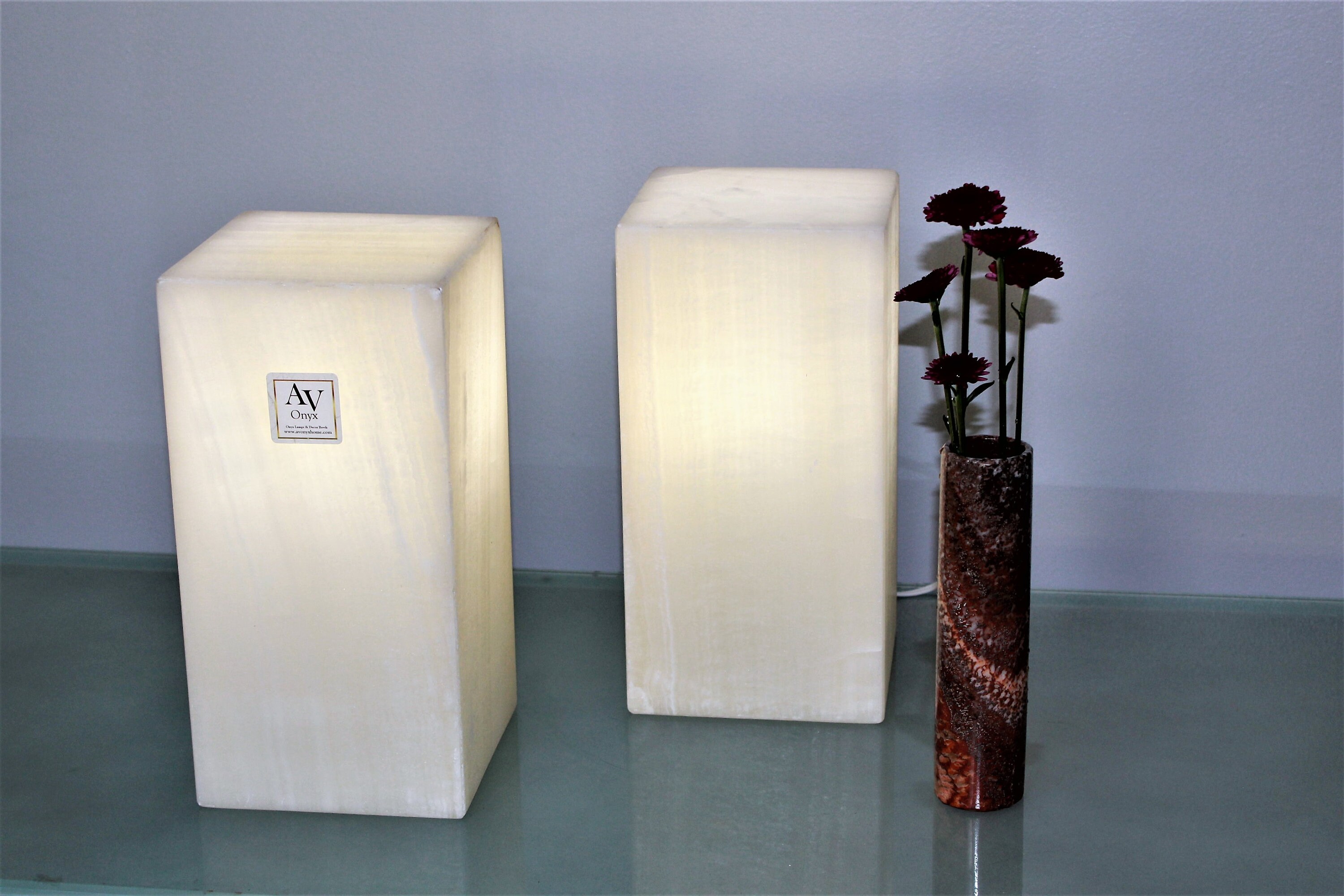 Bright Onyx Table Lamp 12 14 & 16 A - Etsy