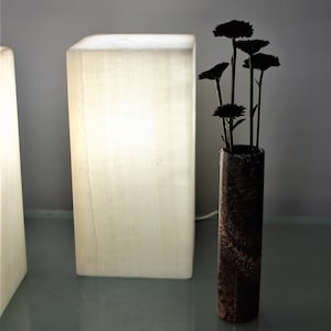 Bright Onyx Table Lamp - 12", 14" & 16" - A Cube of Light - Etsy