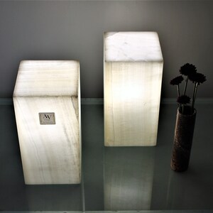 Bright Onyx Table Lamp 12, 14 & 16 A Cube of Light - Etsy