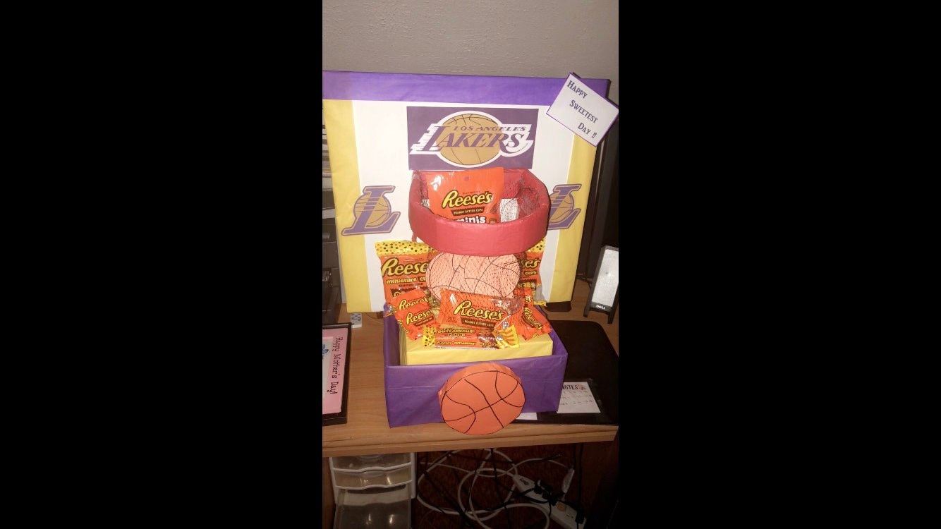 Basketball Themed Candy Arrangement - Etsy