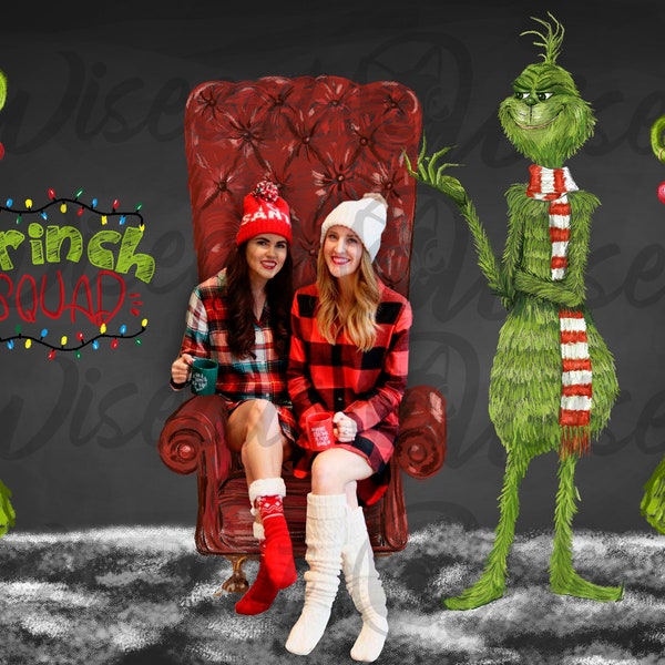 Grinch Backdrop - Etsy