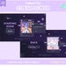 Twitch Animated Screen, Purple Dark BRB, Stream Offline, Starting ...