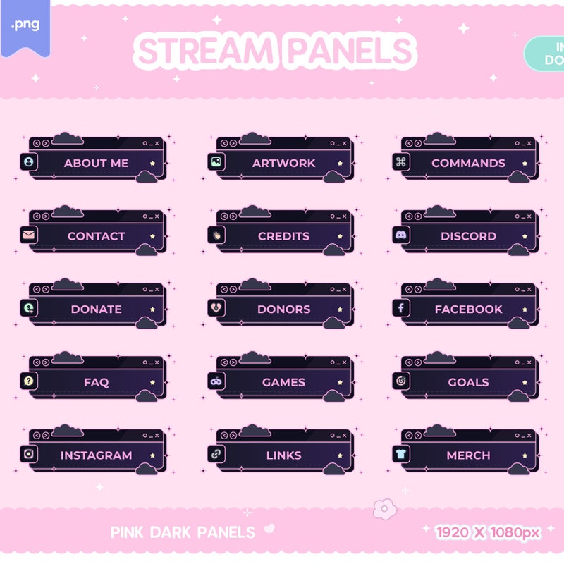 Pixel Art Twitch Overlay - Etsy