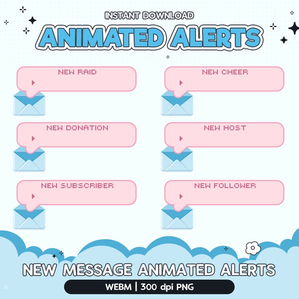 Cute Anime Alerts - Etsy