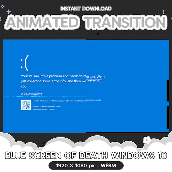Screen of Death Overlay - Etsy