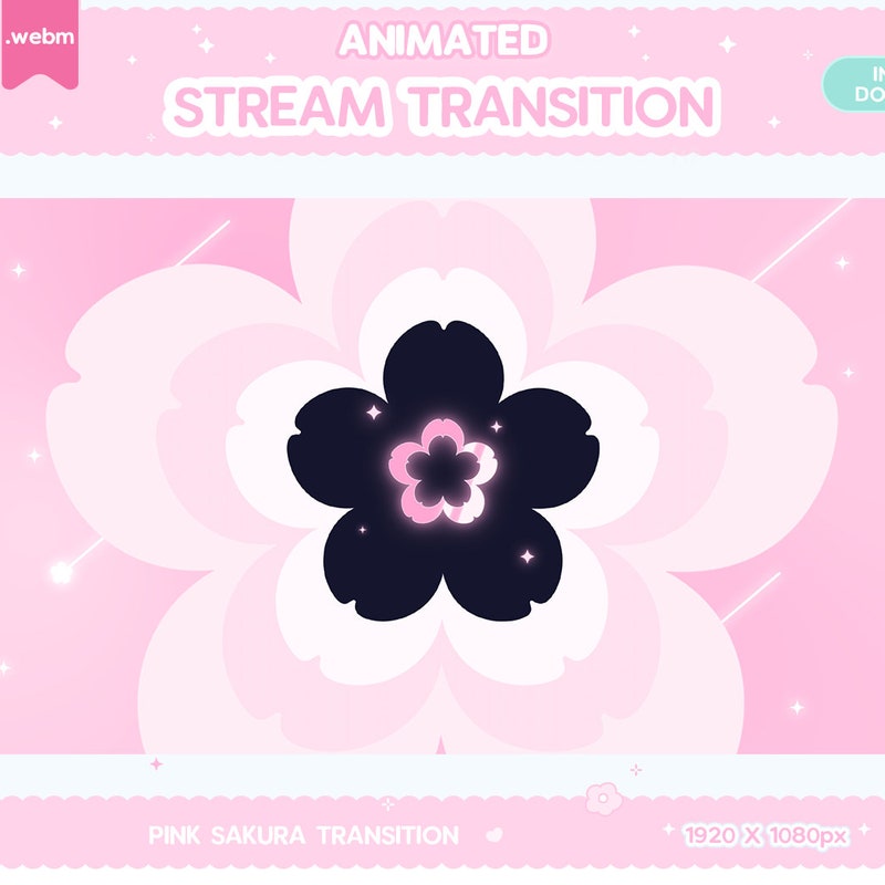 Twitch Pixel Sakura - Etsy